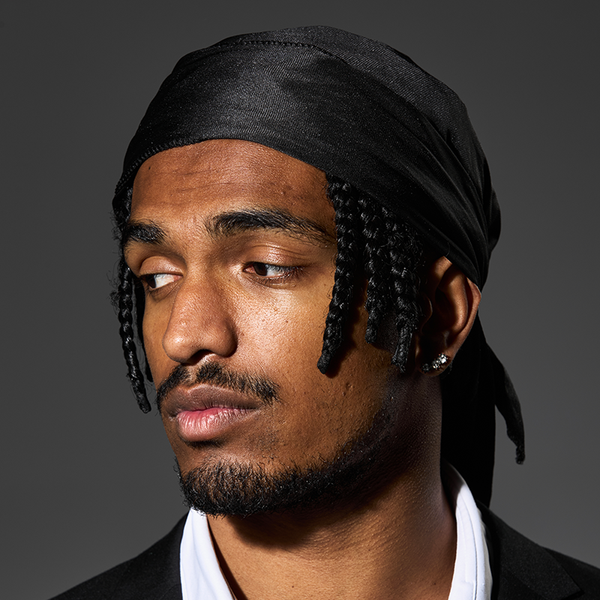 Kids Black Silk Durag | OZ Durag