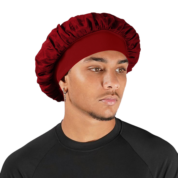 Red Satin Hair Bonnet | OZ Durag